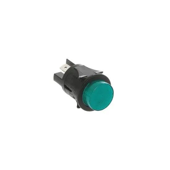 FESU914-GREEN ILLUMINATED ROUND SWITCH